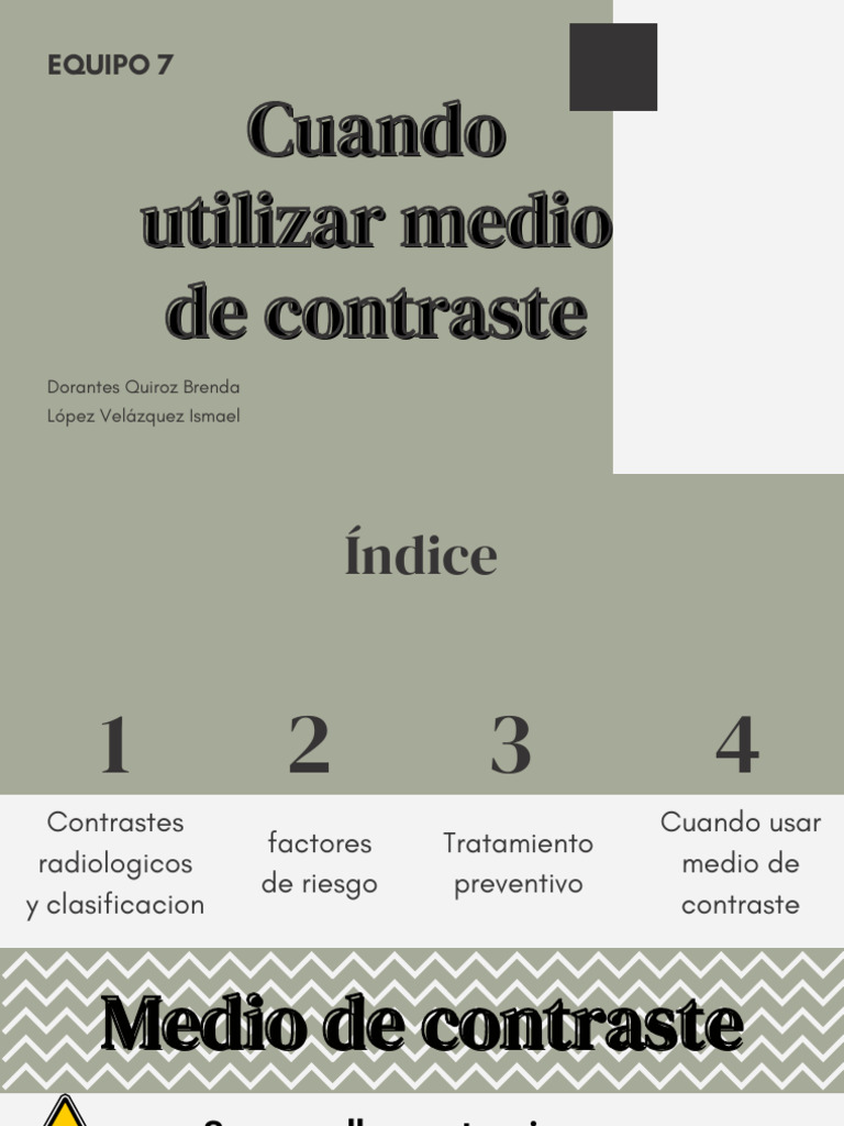 Medios de Contraste | PDF | Hipertensión | Solubilidad