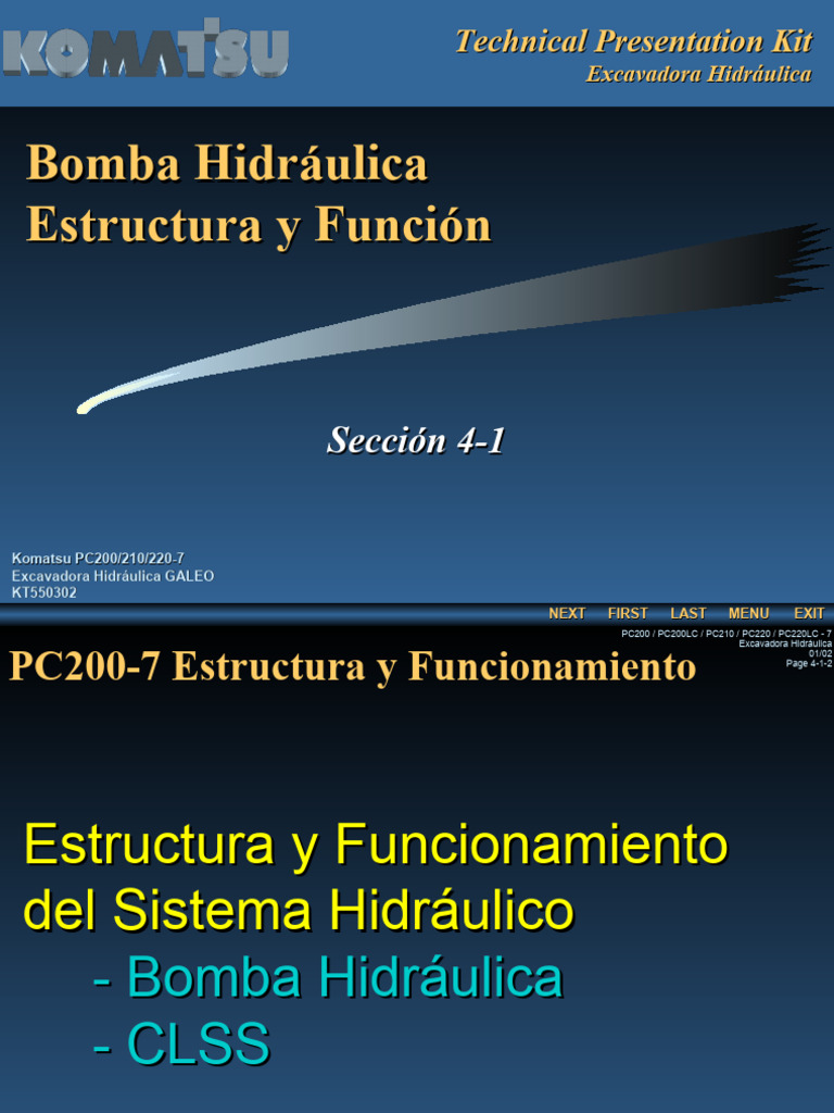 KOMATSU PC200-220-7 BOMBA HYDRAULICA | PDF | Bomba | Ingeniería mecánica