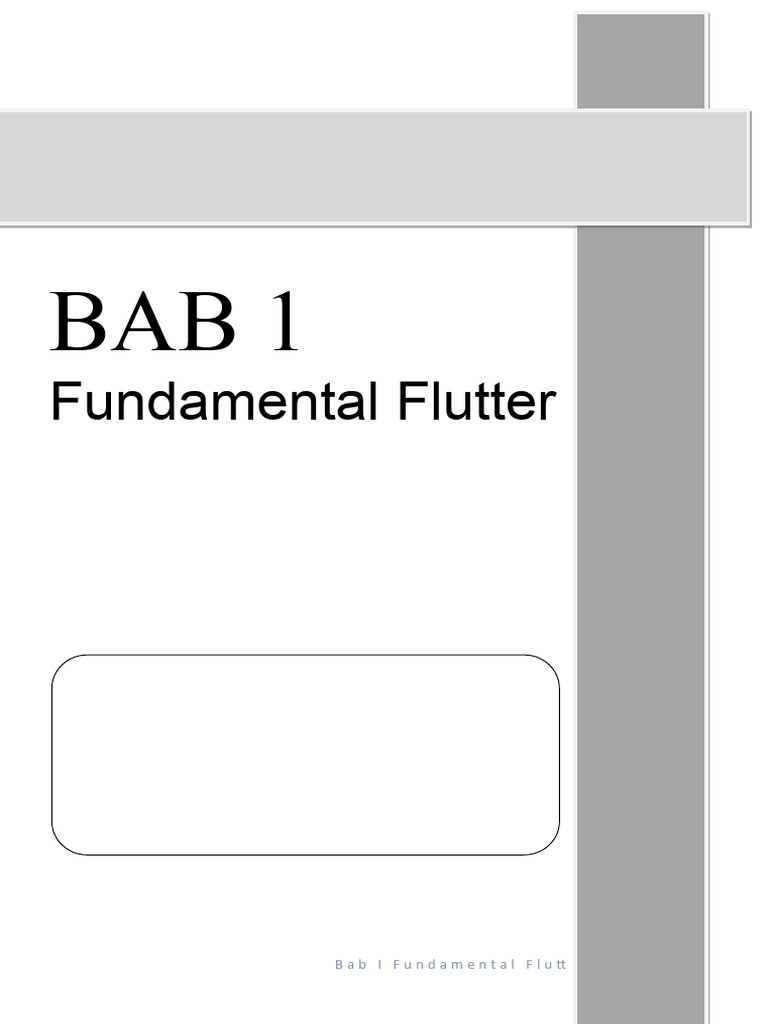 Modul 1 - Fundamental Flutter | PDF
