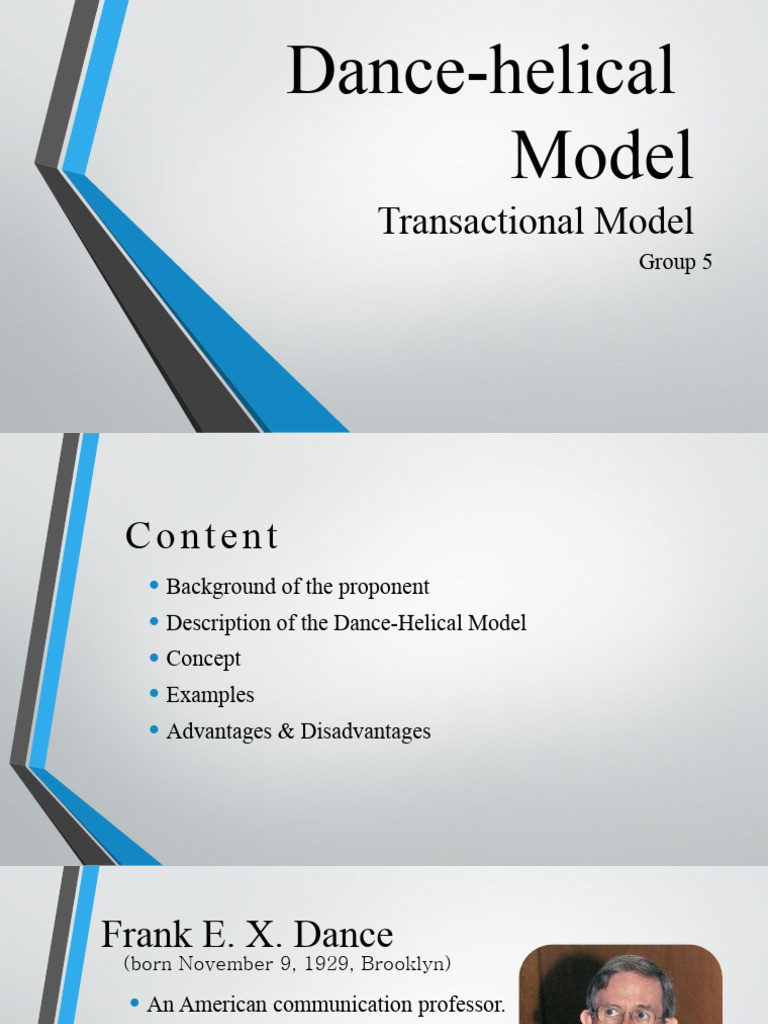 Dance-Helical Model | Download Free PDF | Communication | Helix