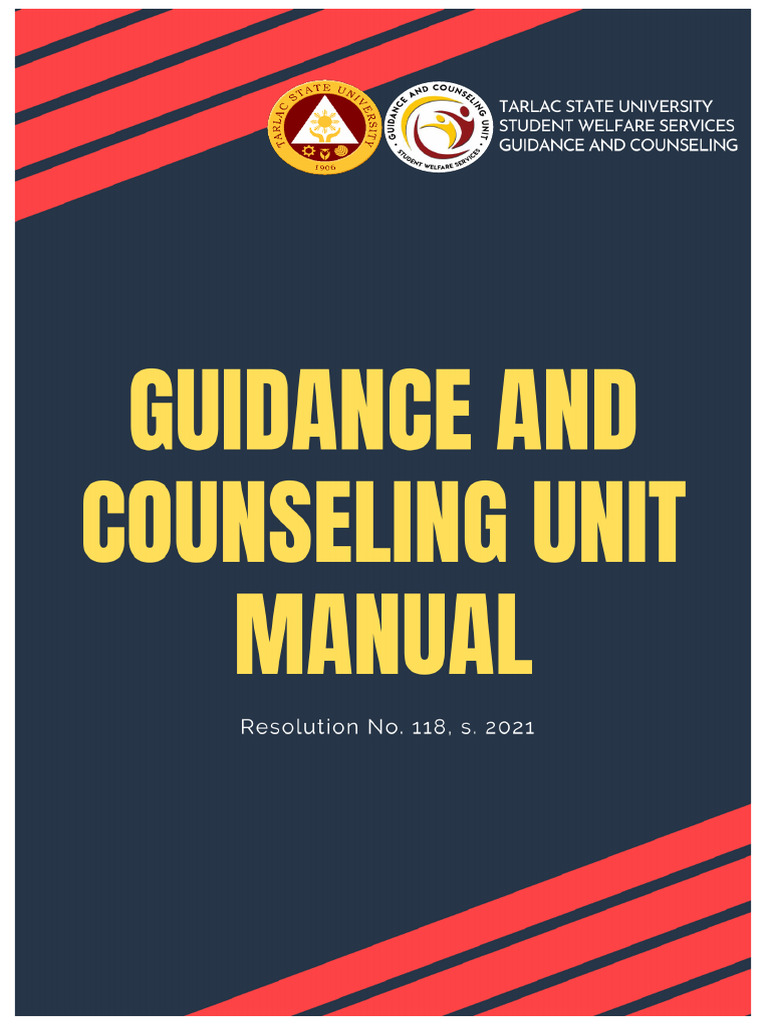 Approved Guidance and Counseling Unit Manual 2021 1 | PDF ...