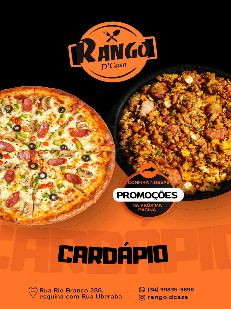 Cardápio - Rango Final | PDF | Hambúrgueres | Alimentos