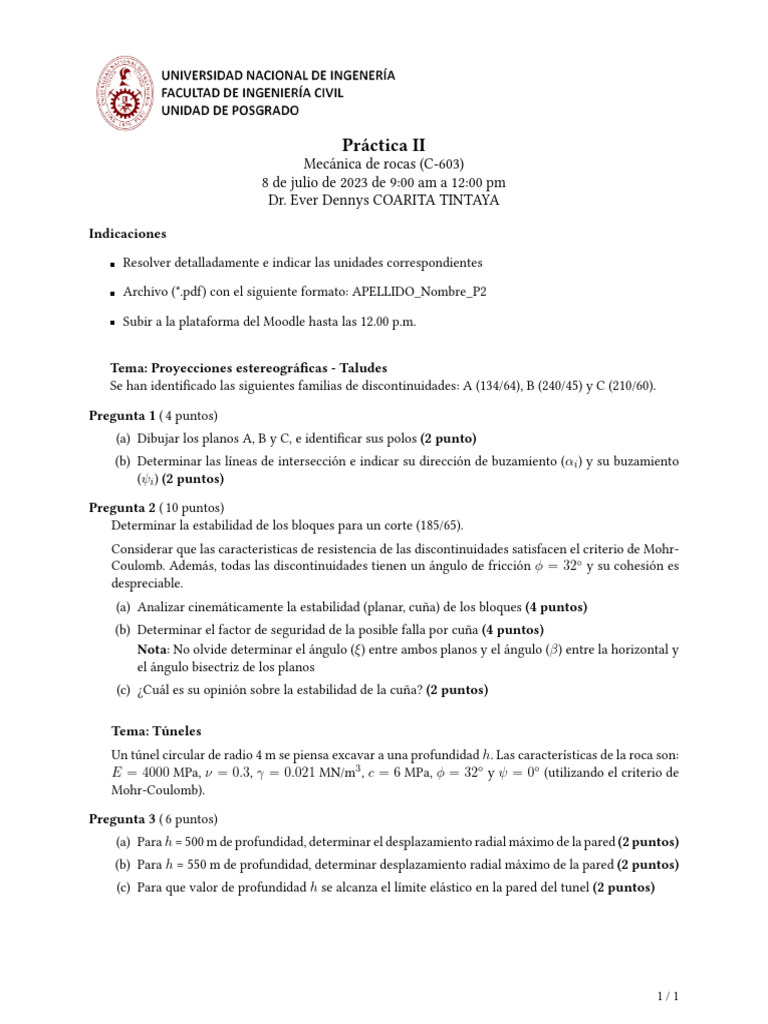 Práctica_II_C603_2023-I | PDF