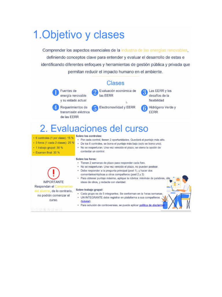 Planificación Curso 1 | PDF