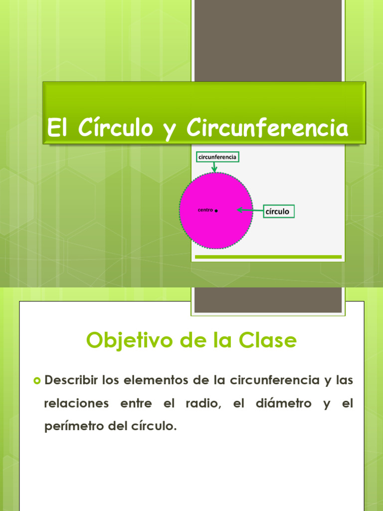 1 Circulo y Circunferencia 7° Año | PDF | Pi | Tangente