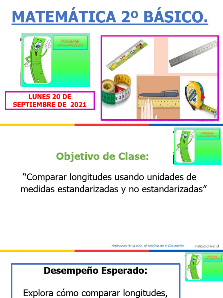 Comparación y Medición de Longitudes | PDF | Longitud | Metrología