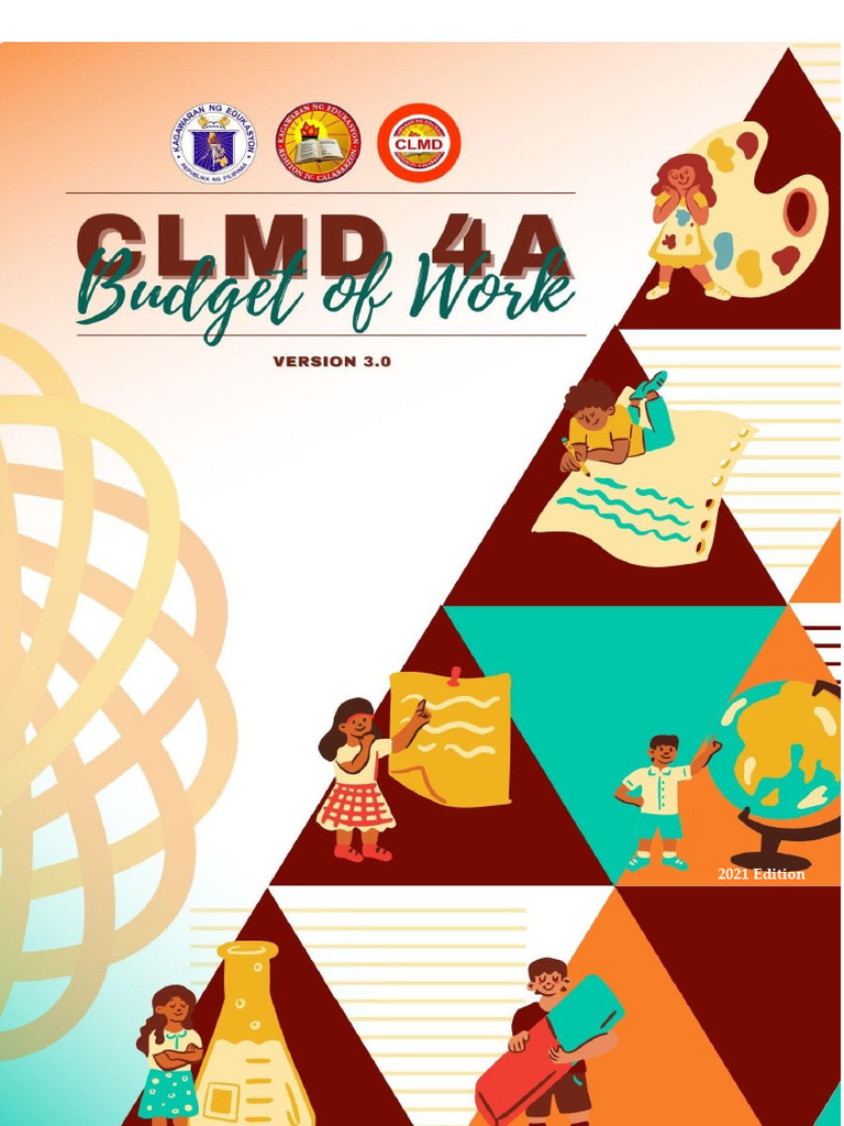 Clmd4a Budget of Work v3 Science | PDF | Curriculum | Learning