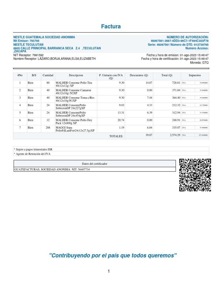 Formato de Factura | PDF | Business | Contabilidad