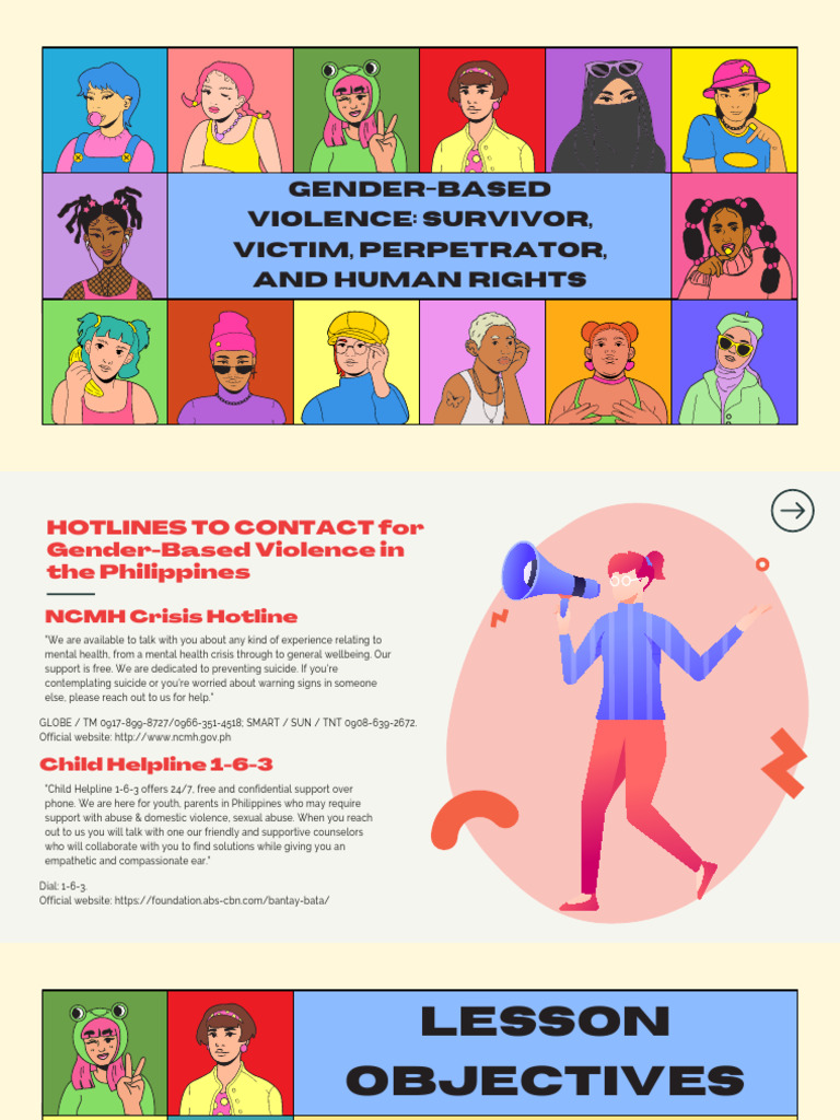 Gender-Based Violence Survivor, Victim, Perpetrator, and Human Rights | PDF