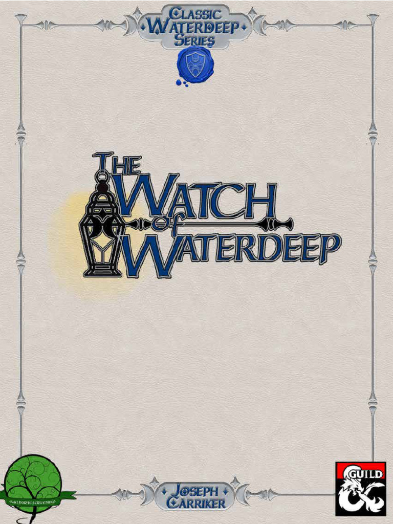 Watch of Waterdeep (Sanitized) | PDF | Security Guard | Dungeons & Dragons
