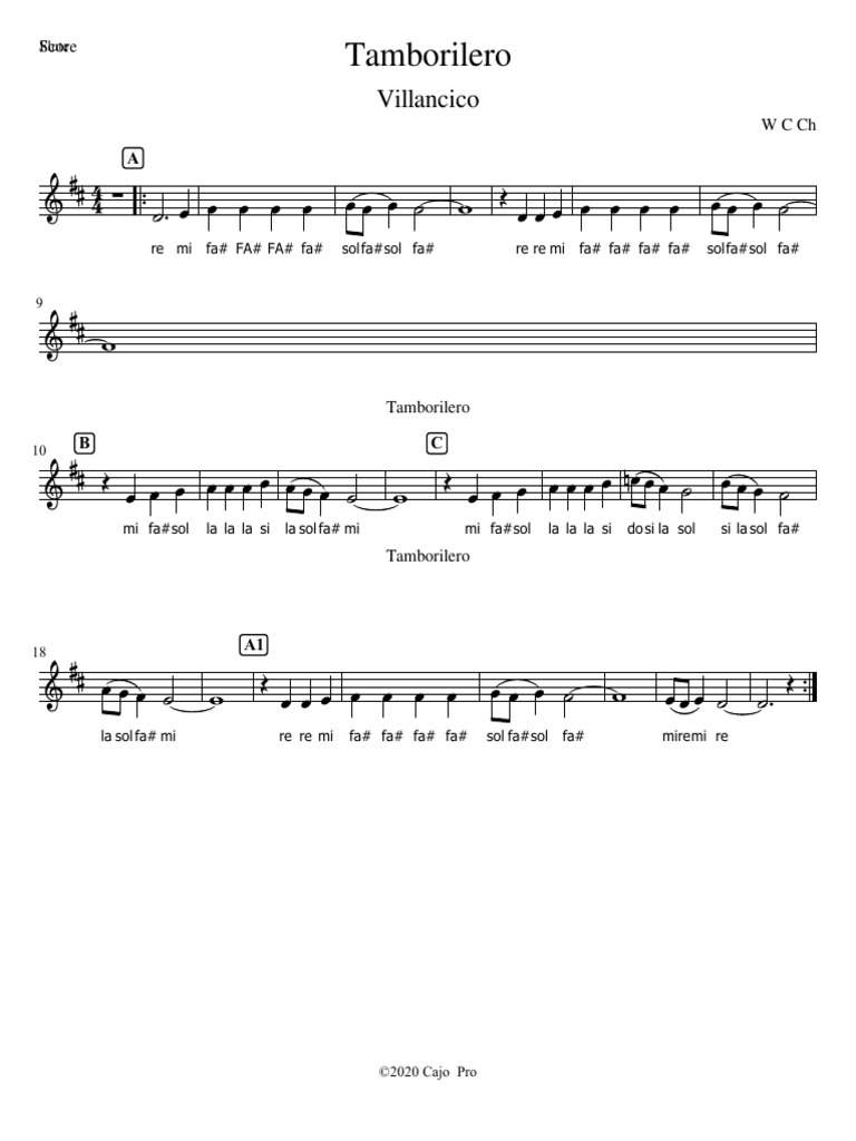 El - Tamborilero - Raphael - Spain - Tamborilero - Con - Pista-Flute ...