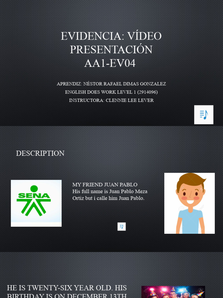 Aa1-Ev04 Video Presentación Sena | PDF
