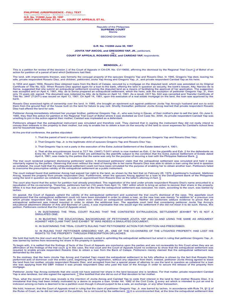 Ancog vs. Court of Appeals | PDF | Trust Law | Appeal