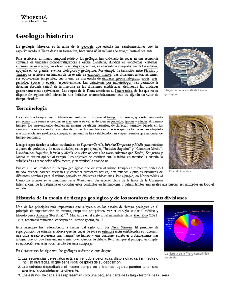 Geología Histórica | PDF