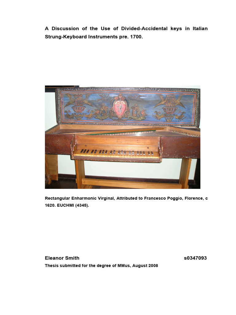 The Use of Divided Accidental Keys in Italian Strung Keyboard ...