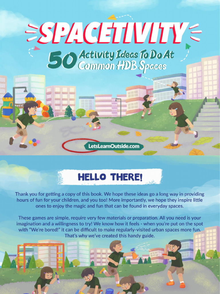 SPACETIVITY - 50 HDB Activity Ideas | PDF