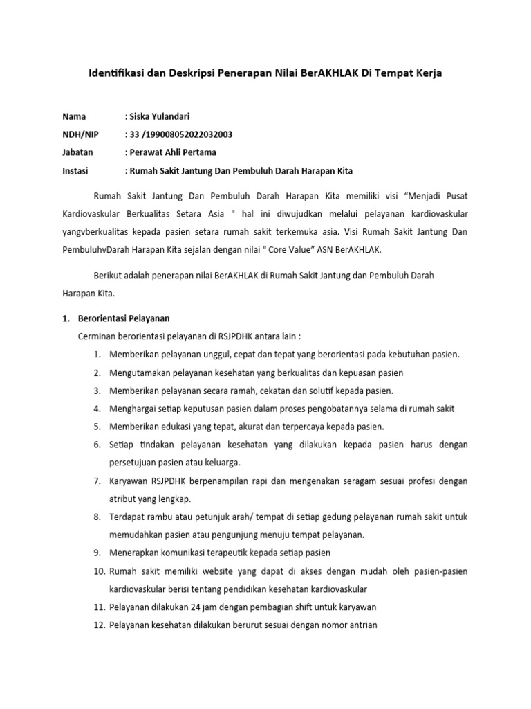 Berakhlogi Siska | PDF