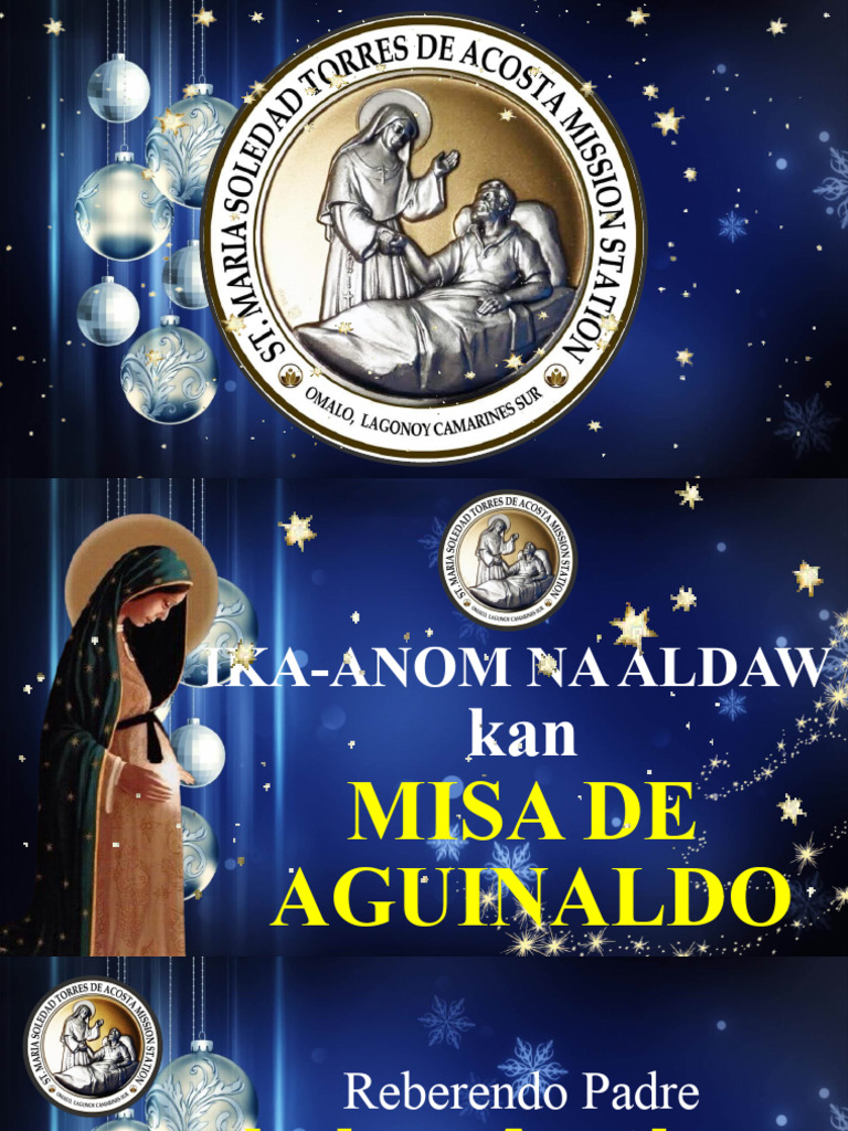 Ikaanom Na Aldaw Nin Misa de Aguinaldo | PDF Ikaanom Na Aldaw Nin Misa de Aguinaldo | PDF