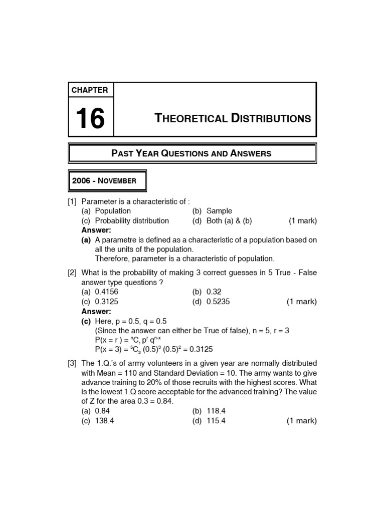 CAL1P39C16 | PDF | Normal Distribution | Applied Mathematics