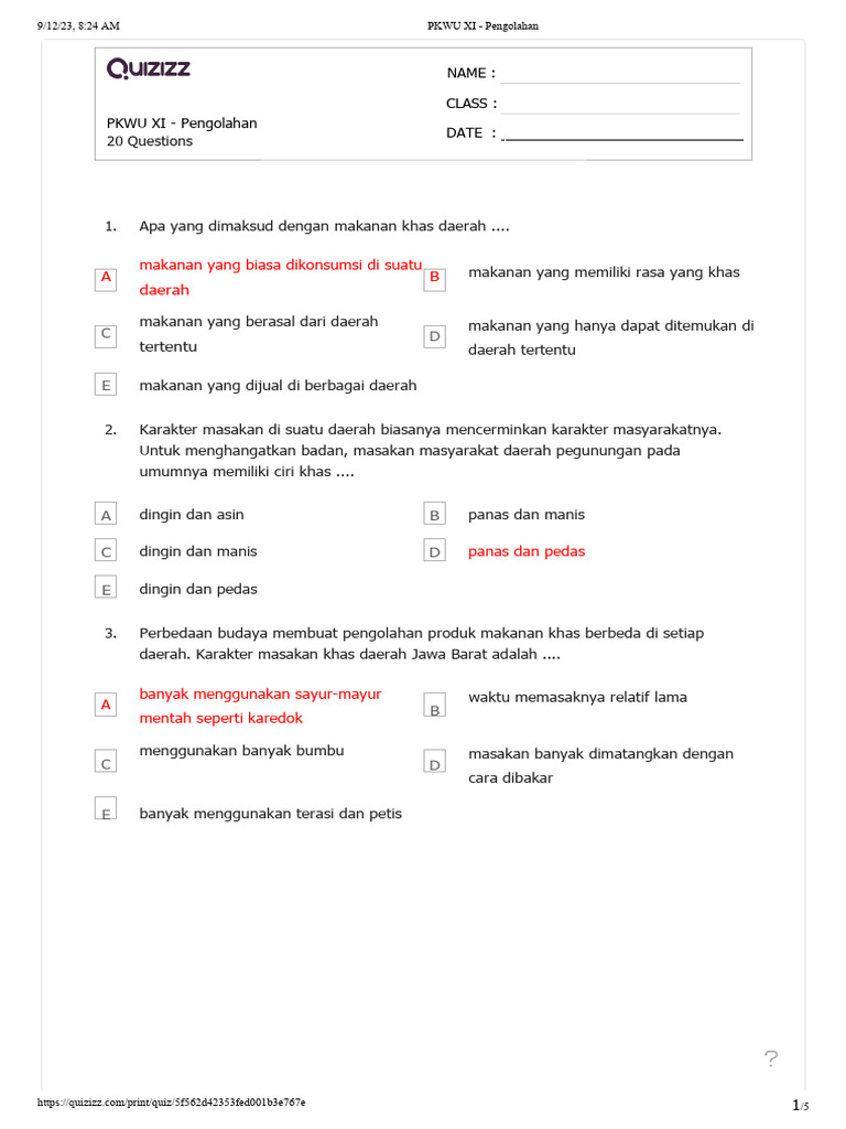PKWU XI - Pengolahan | PDF