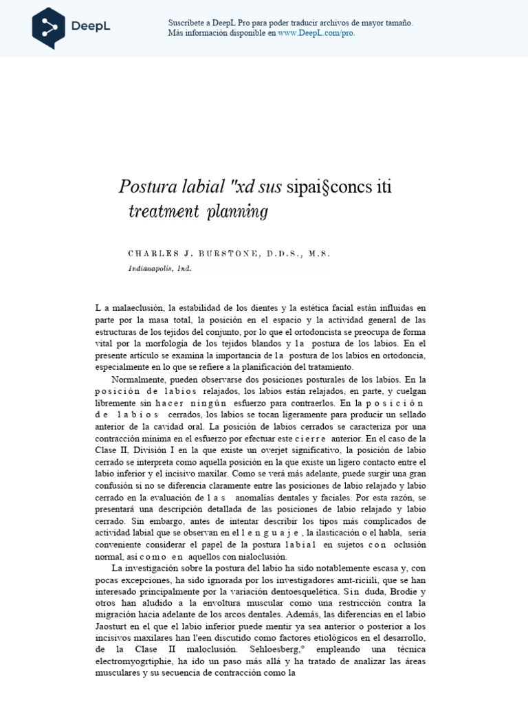 Posicion de Labios ESPAÑOL | PDF | Ortodoncia
