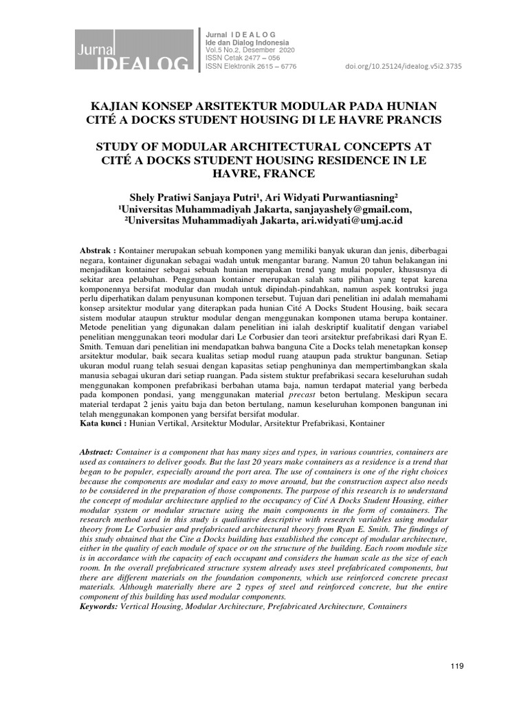 Kajian Konsep Arsitektur Modular Pada Hunian | PDF | Komputer