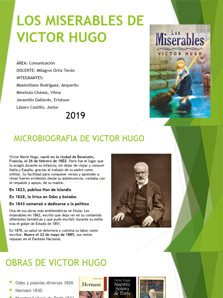 Análisis de "Los Miserables" de Víctor Hugo | PDF | Victor Hugo
