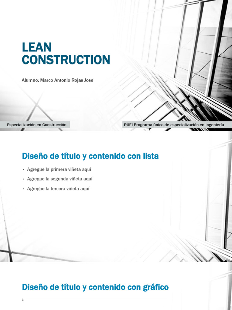 Lean Construction | PDF