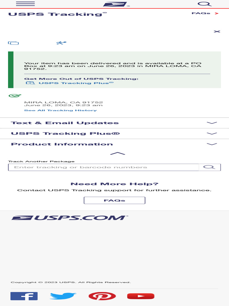 USPS Tracking® Results | PDF