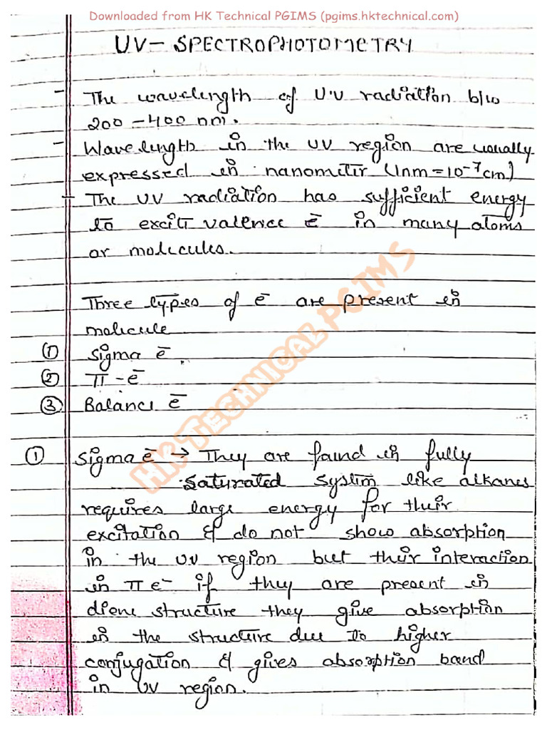 UV-IR-1 - HK Technical PGIMS | PDF