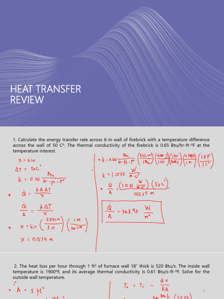 Heat Transfer | PDF | Heat Transfer | Thermal Insulation