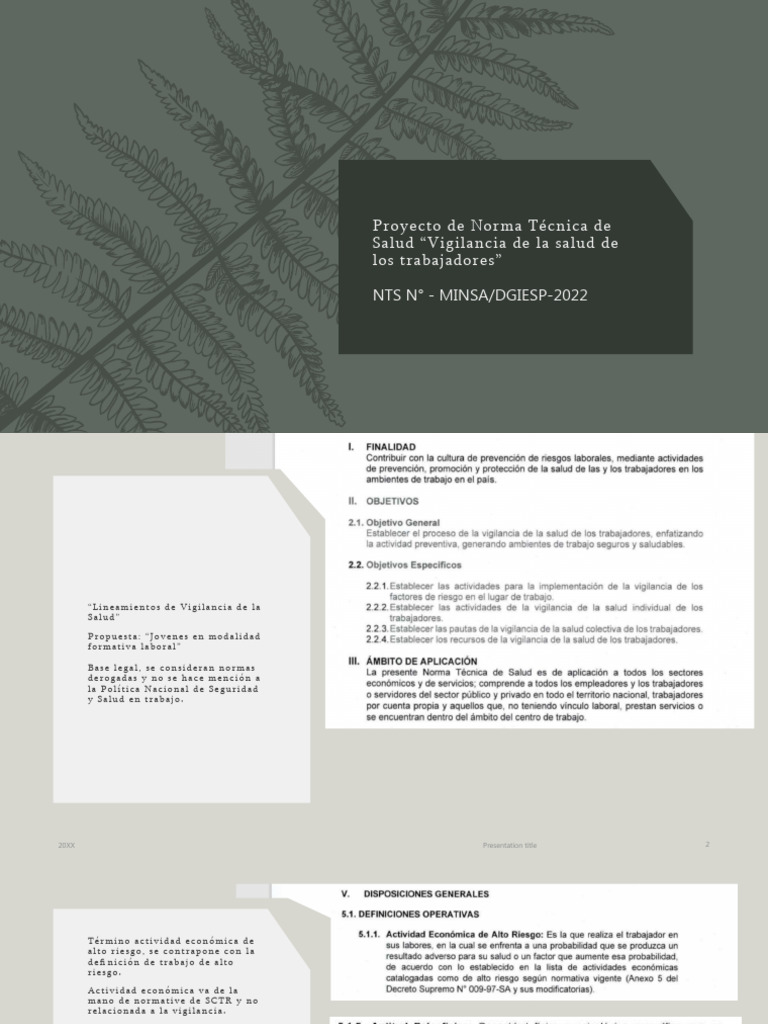 Proyecto de Norma Técnica de Salud | PDF | Ciencias de la Salud | Medicina