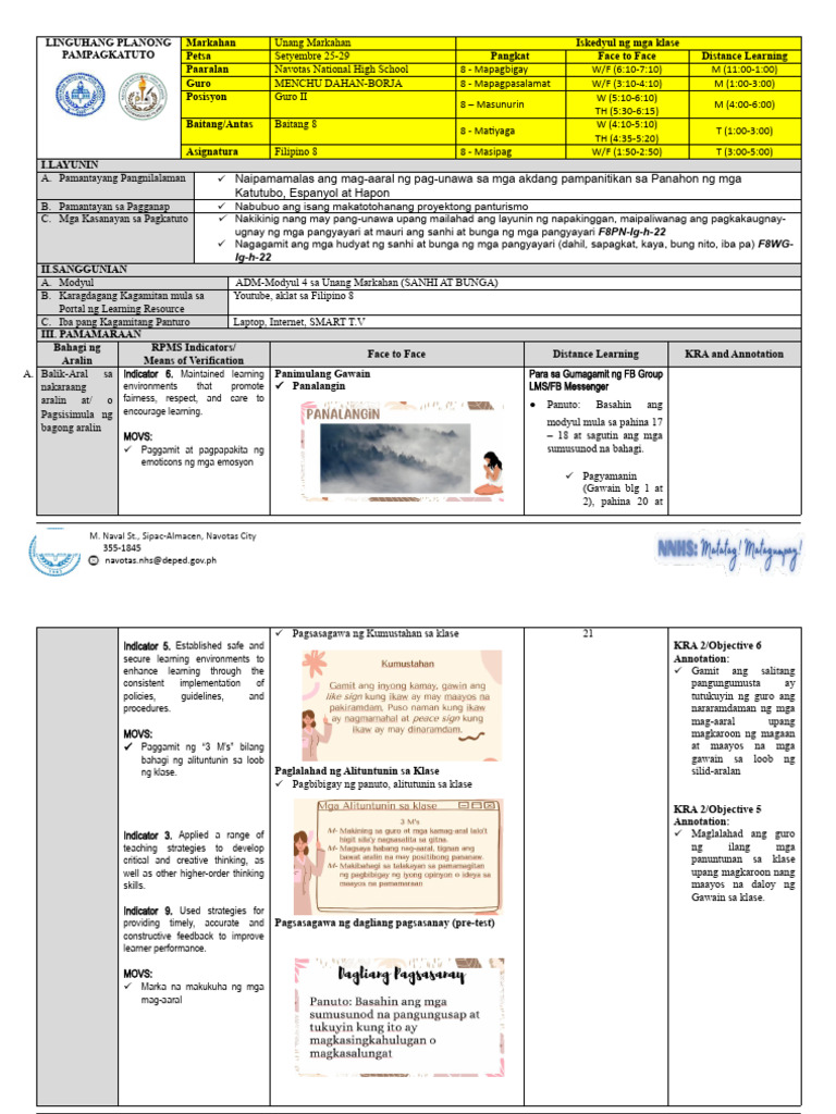 DLP 4 Sanhi at Bunga | PDF