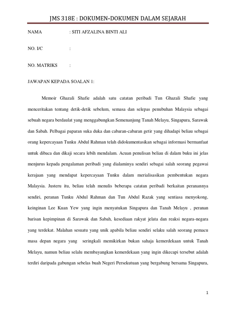 Dokumen Dokumen Dalam Sejarah Pdf