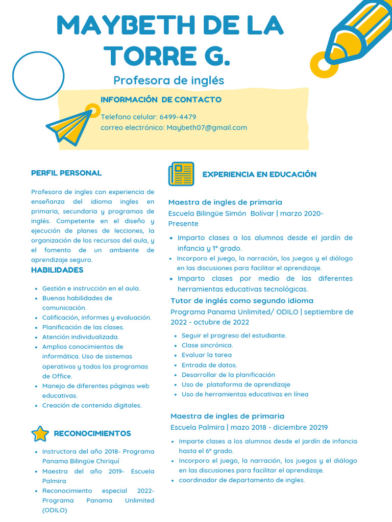 Maybeth de La Torre | PDF | Aprendizaje