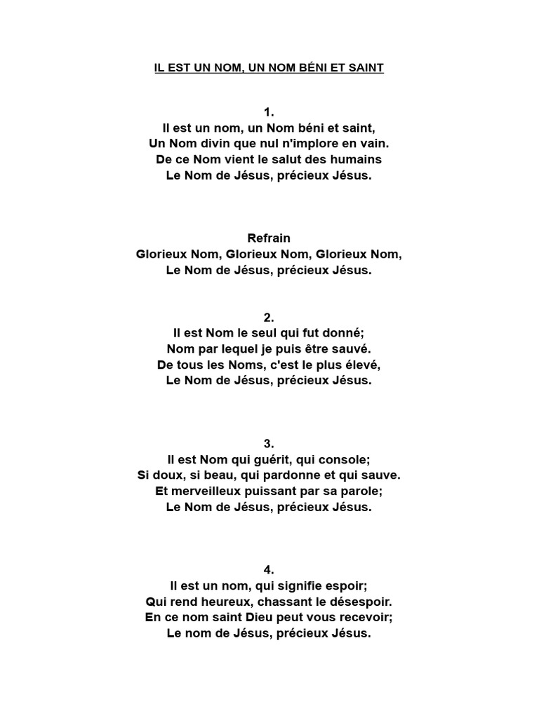 Chant D'action de Grâce | PDF