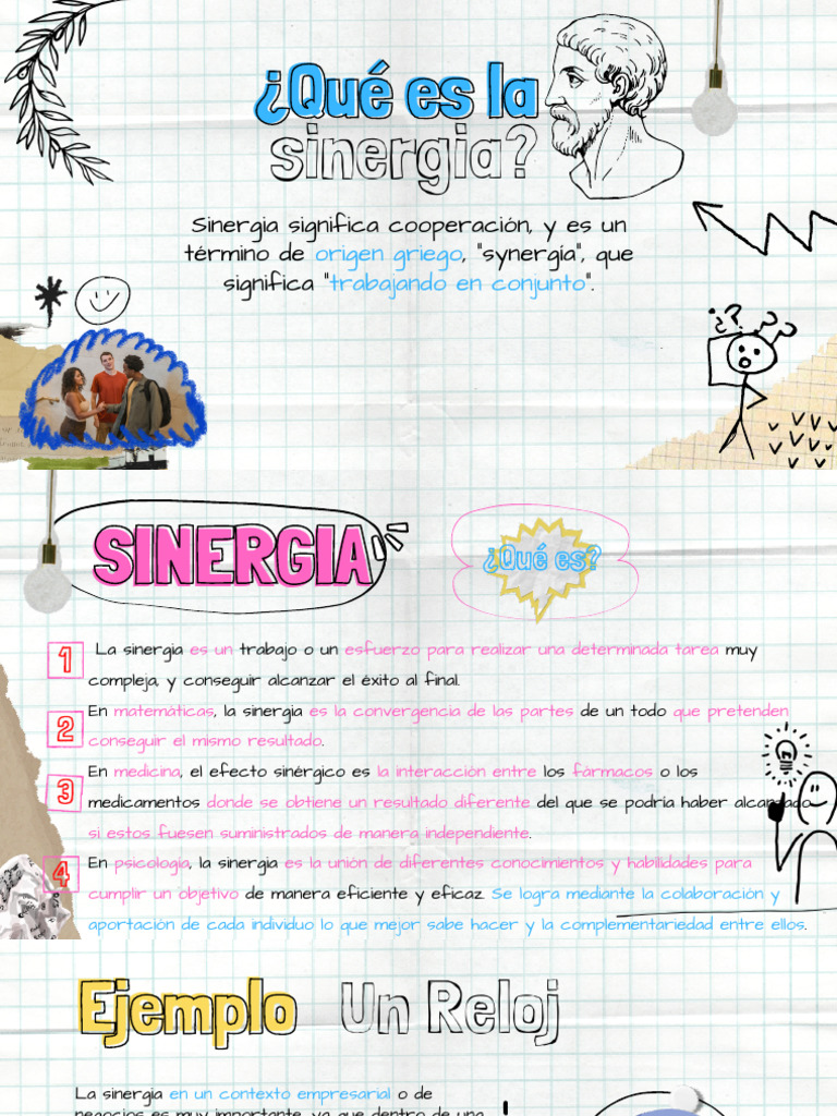 Definición y Ejemplos de Sinergia | PDF