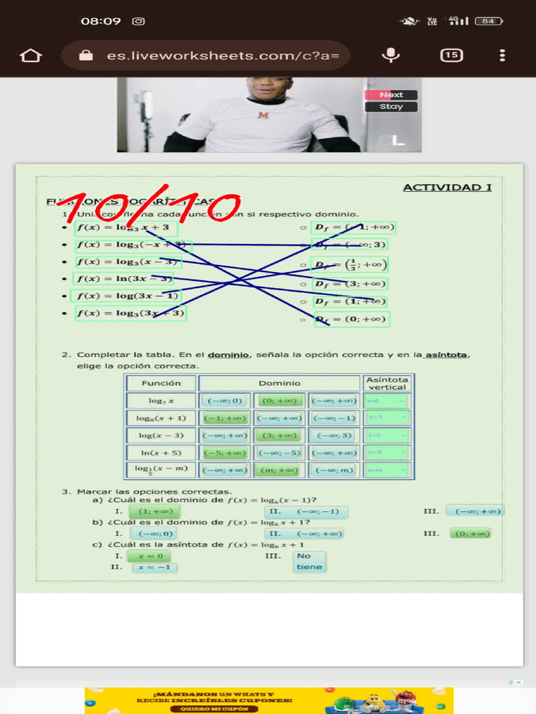 Actividad Worksheet | PDF