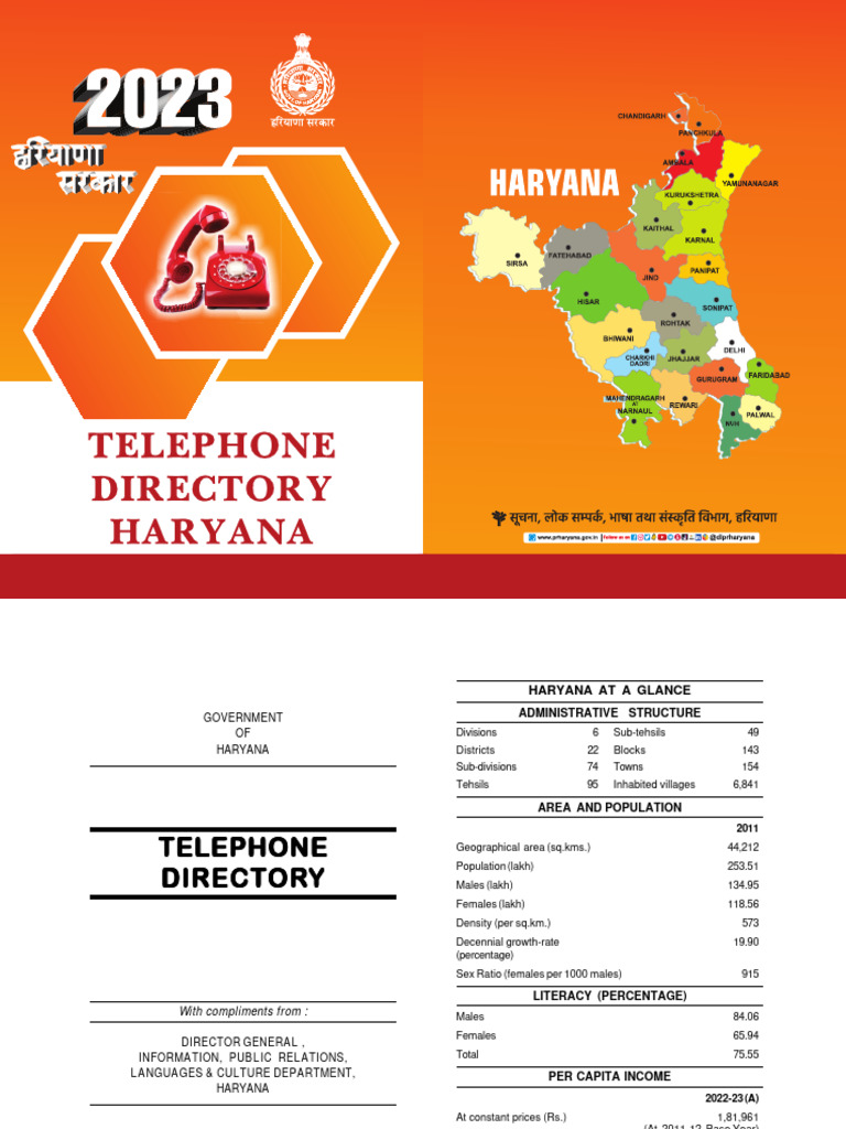 Haryana Telephone Directory 2023 | PDF