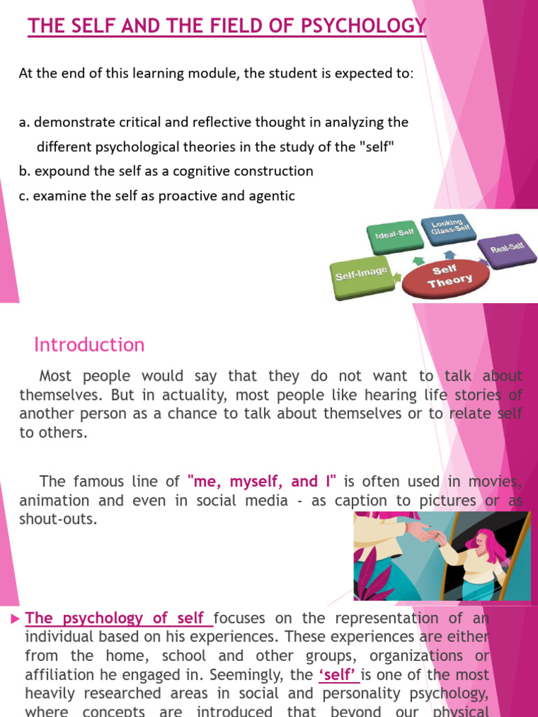 Psychological Perspective of The Self | PDF | Self | Self Esteem