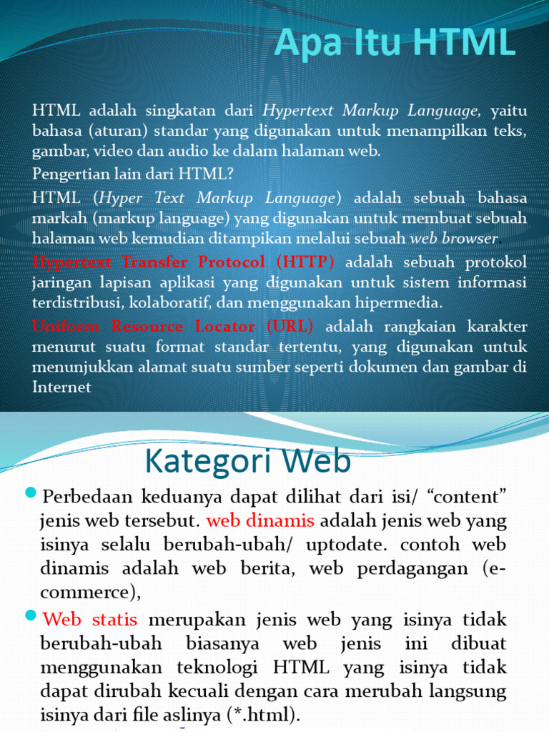 Apa Itu HTML | PDF