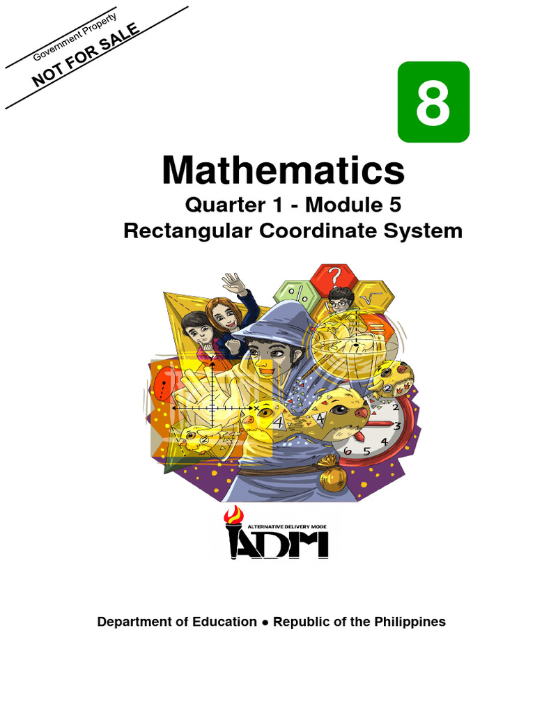 Math8 Q1 Mod5 Rectangular-Coordinate-System-Version3 | PDF | Cartesian ...