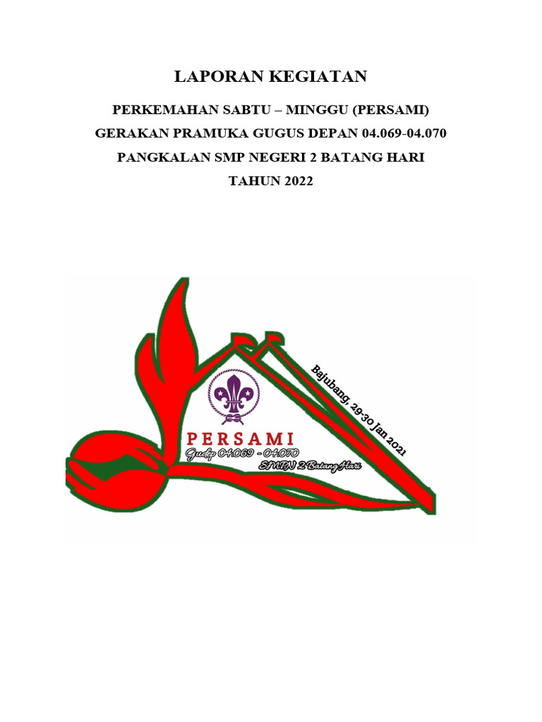 Laporan Persami 2022 | PDF