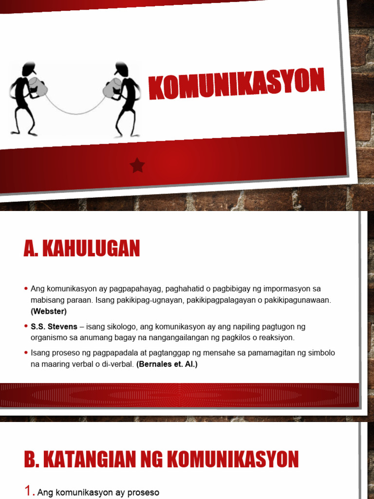 KOMUNIKASYON | PDF