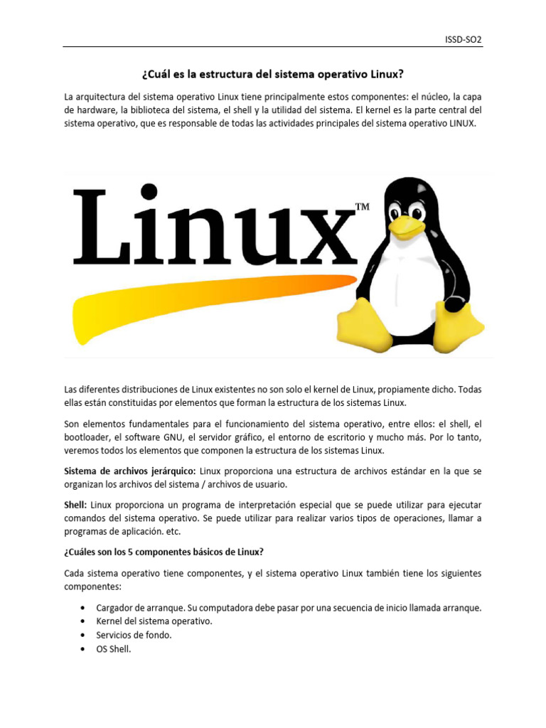 Clase 1 B | PDF | Distribución de Linux | Kernel (sistema operativo)