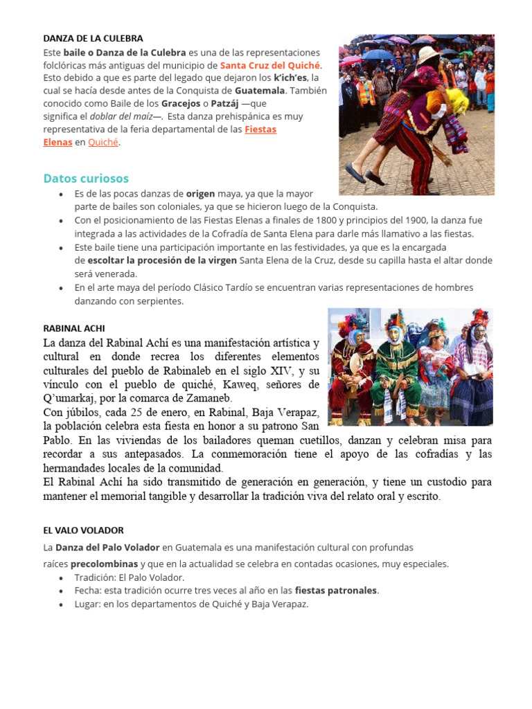 Danza de La Culebra | PDF