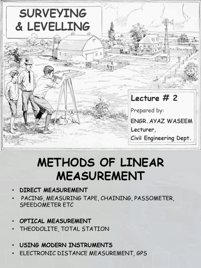 ES 2.1 Methods of Linear Measurement | PDF | Surveying | Equipment