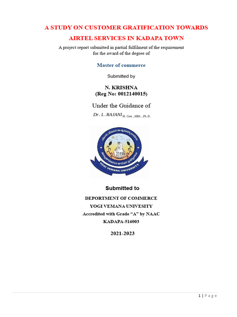 Krishna Project | PDF