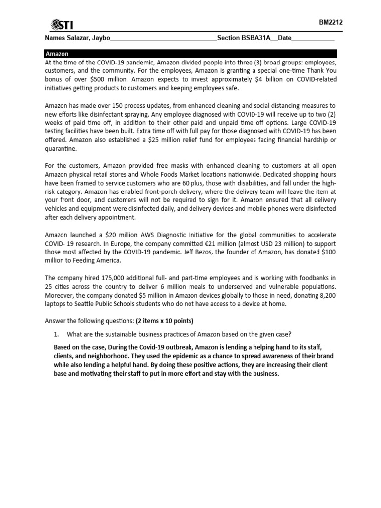 03 - Activity - 1 (1) Slazarrrjaybo | PDF | Amazon Web Services | Whole Foods Market