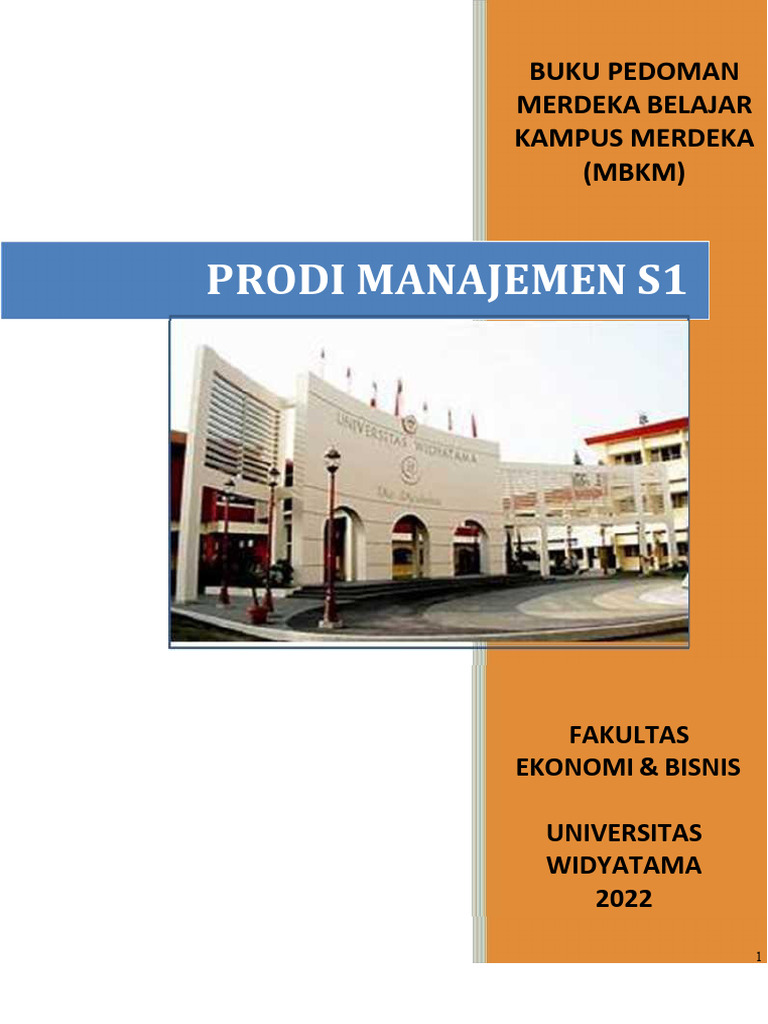 Pedoman Mbkm Prodi Manajemen s1 2022 | PDF